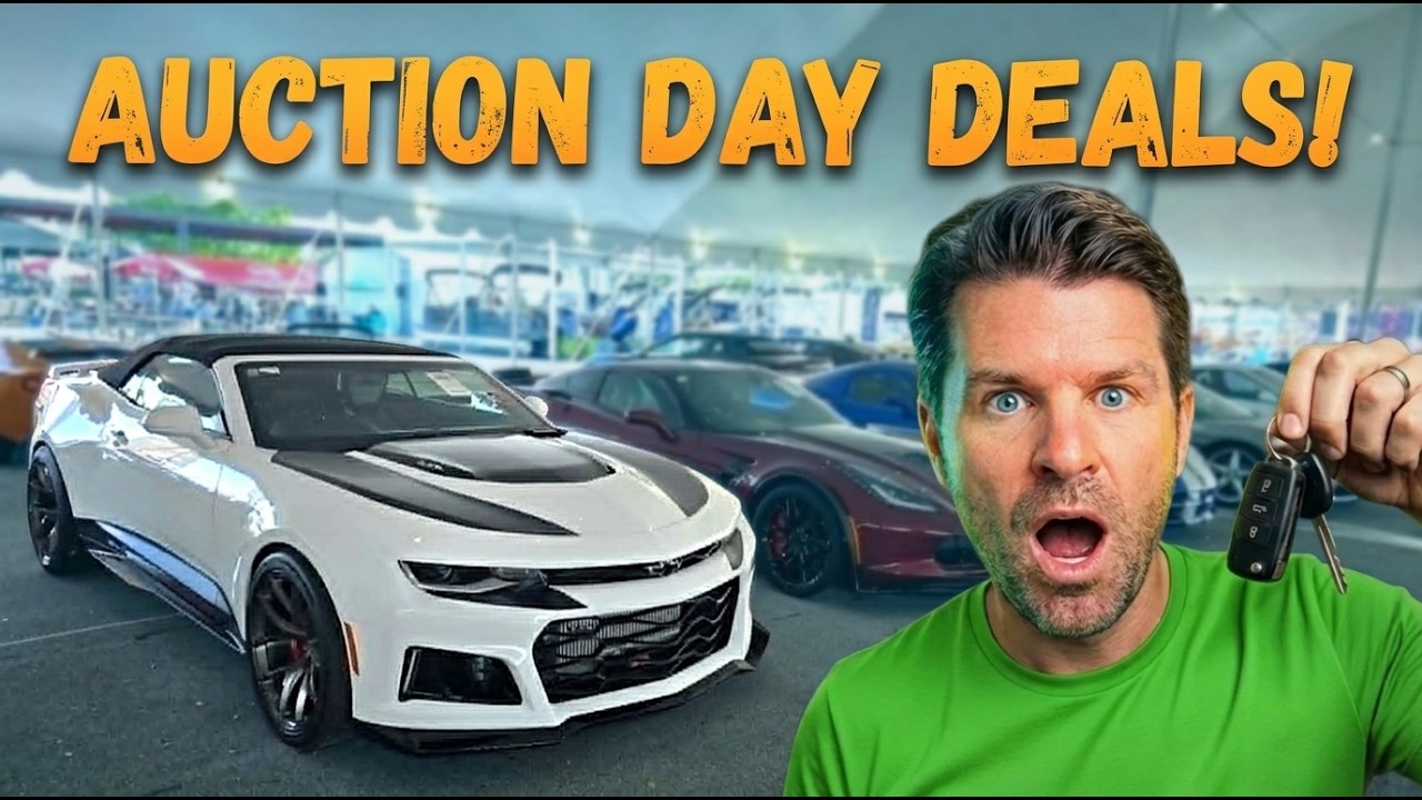 Day 2 Auction Hunt - Finding Real Deals on Luxury Cars at The Barrett Jackson Auction
