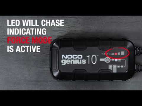 NOCO Genius10 Portable Automatic Battery Charger/Maintainer 12/24 Volt 15 Amp Model# G15000