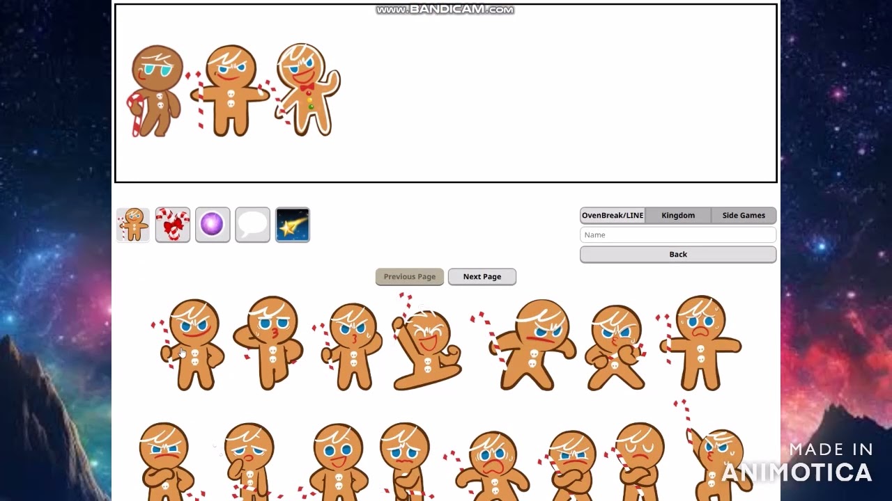 Cookie Run Generations Comic Studio was all about Gingerbrave Characters from Other Games