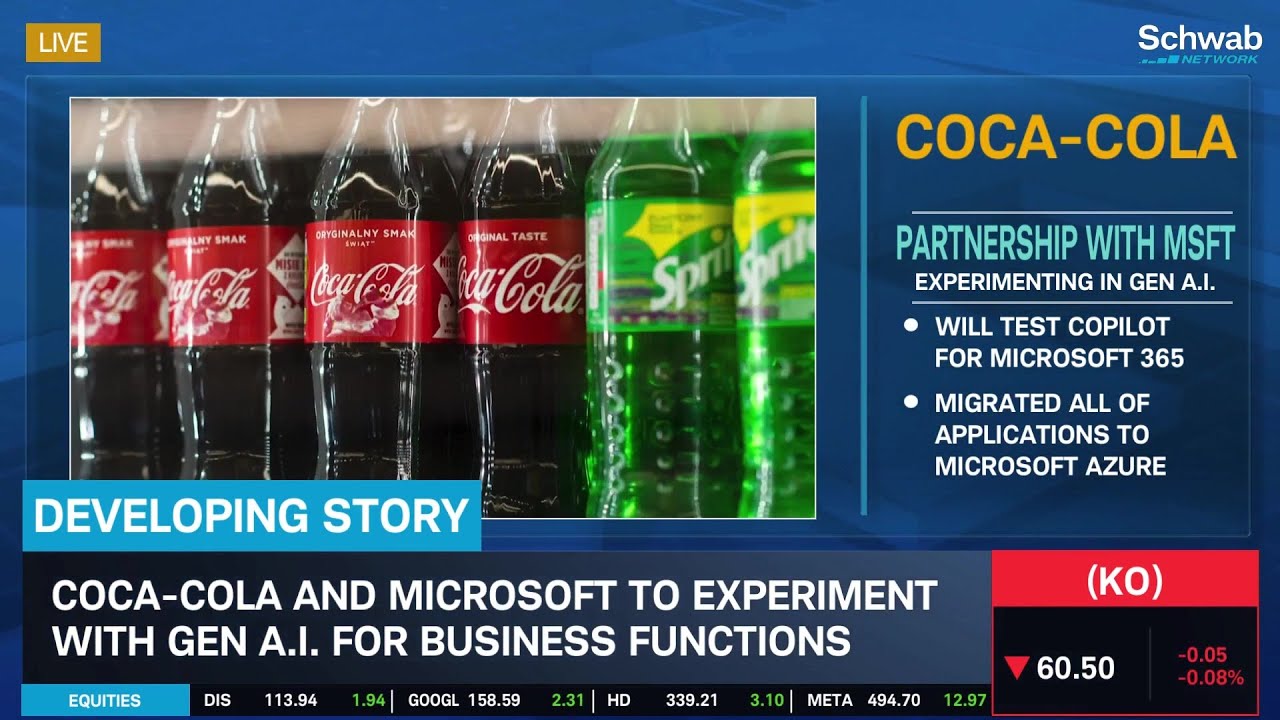 Coca-Cola’s (KO) Generative A.I. Partnership with Microsoft (MSFT)
