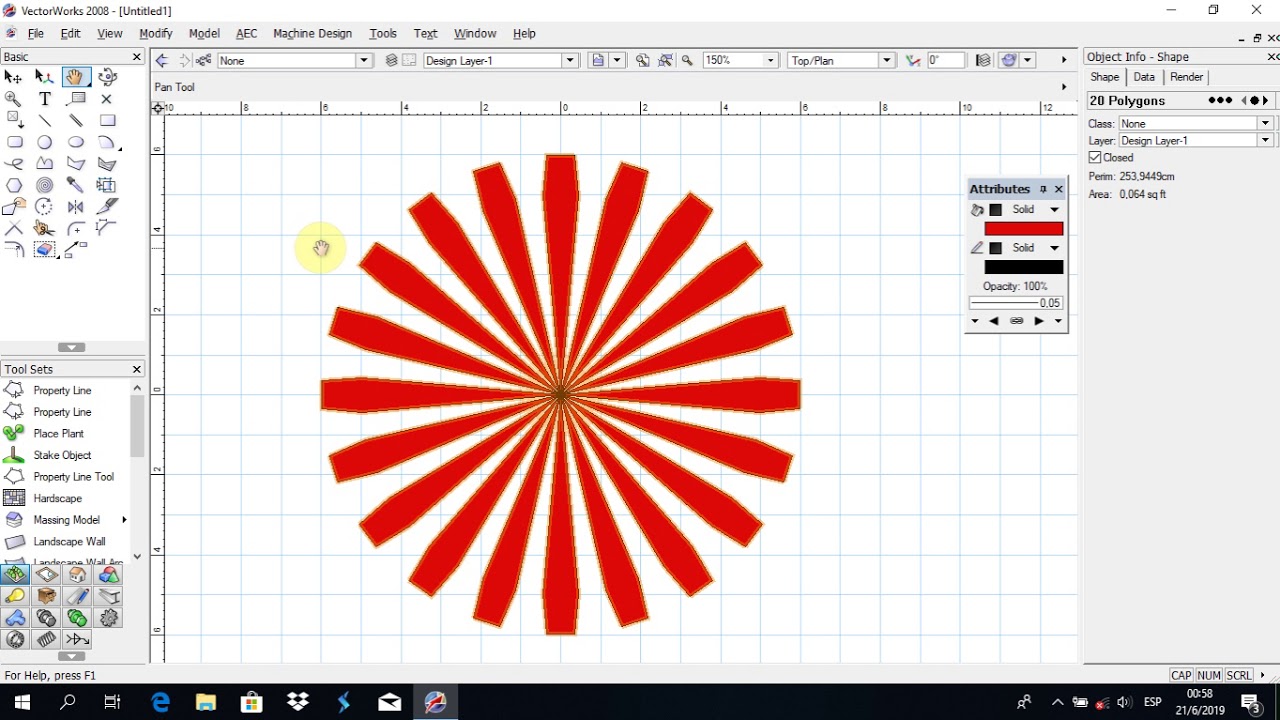 VECTOR WORKS ENGRANAJE DIMENSION 3D