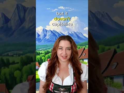 What German Words are Capitalized? #germanlanguage #learngerman #german #basicgerman