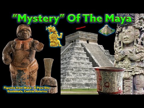 "Mystery" Of The Maya / Lord Pakal's Tomb / Hidden Cities in the Jungle / El Peru - Waka Figurines