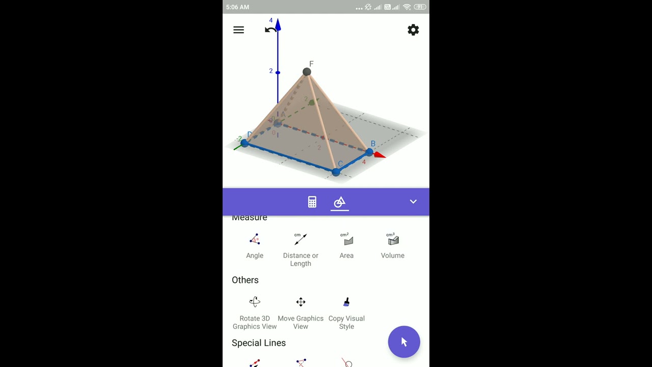 GeoGebra Pyramid