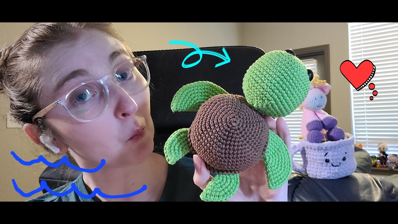 FREE Sea Turtle Pattern and Tutorial #crochetwithme