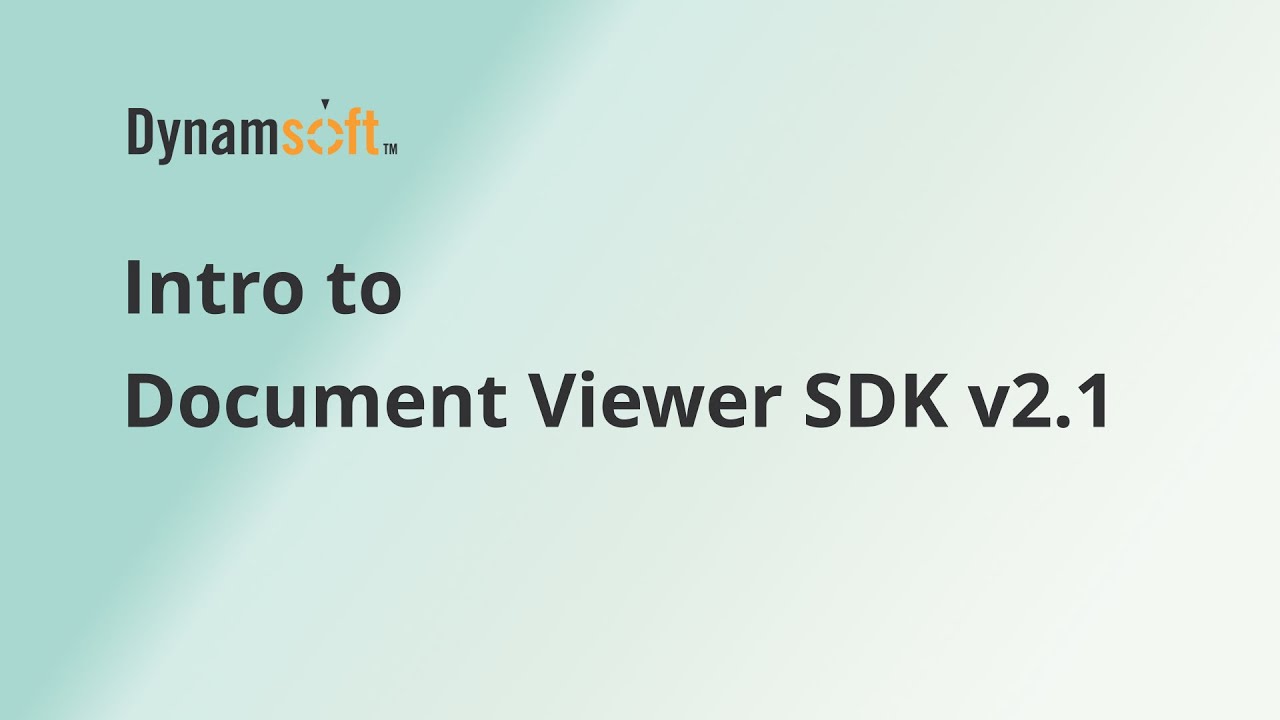Dynamsoft Document Viewer 2.1 Tutorial: Annotate, Edit & Export Large PDFs