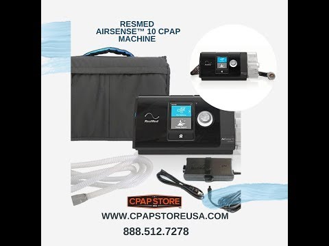 ResMed AirSense™ 10 AutoSet™ CPAP Machine with HumidAir™: How To Assemble & Use? |CPAP Store USA