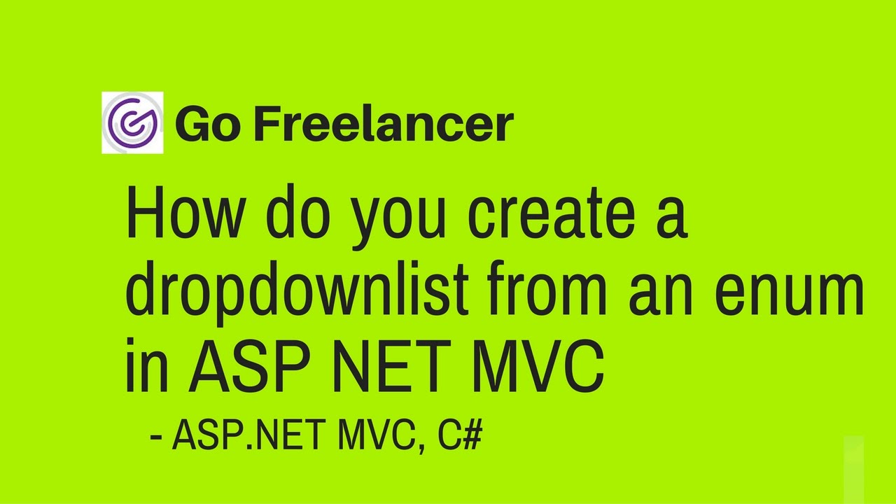 How do you create a dropdownlist from an enum in ASP NET MVC