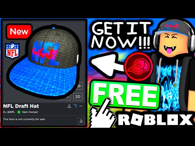 How to get NFL Draft Hat in Roblox for free