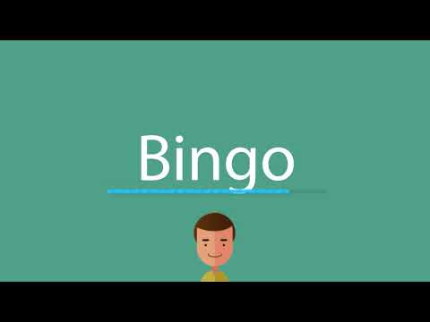 How to say Bingo