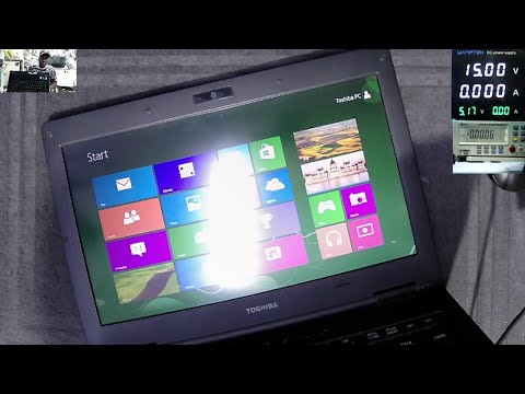 Main Causes of Black Screen On Many Laptops, Toshiba Tecra M11-141 Picture Restore.