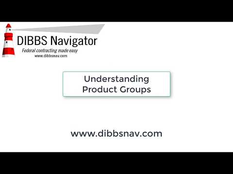 Understanding DIBBS Navigator Product Groups