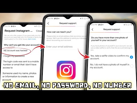 How to Recover Hacked Instagram Account without Email Phone Number & Password 2024