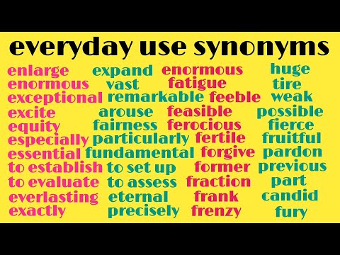 22 most important synonyms words for everyday use|antonyms synonyms| daily use synonyms words| IELTS
