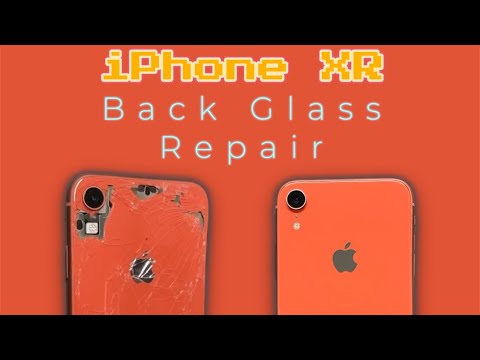 How I Remove back glass on Iphone XR with laser and heat gun.