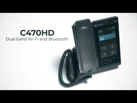 AudioCodes C470HD Microsoft Teams Dual-Band WiFi VoIP Phone, 2 x ...