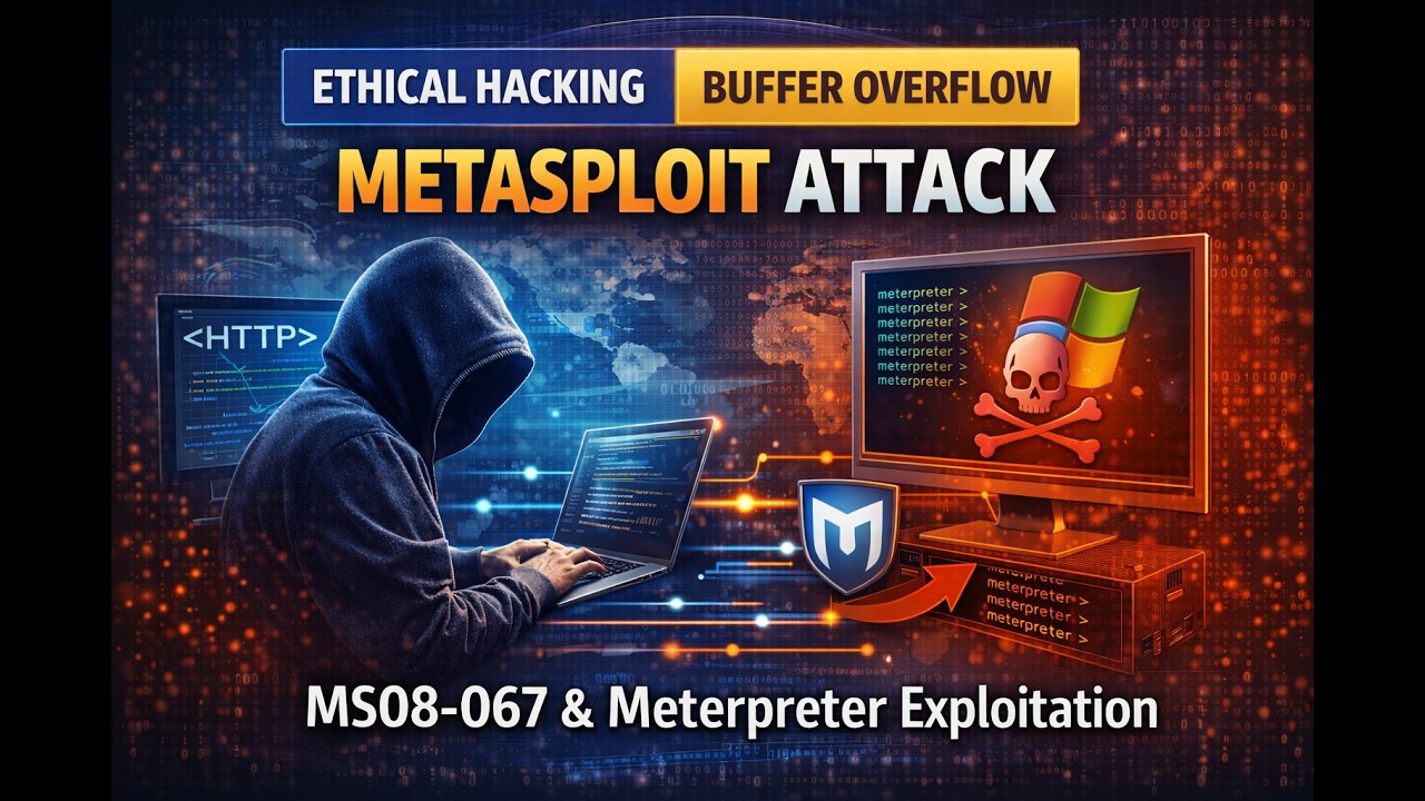 MS08-067 Exploit with Metasploit | Hacking Windows XP