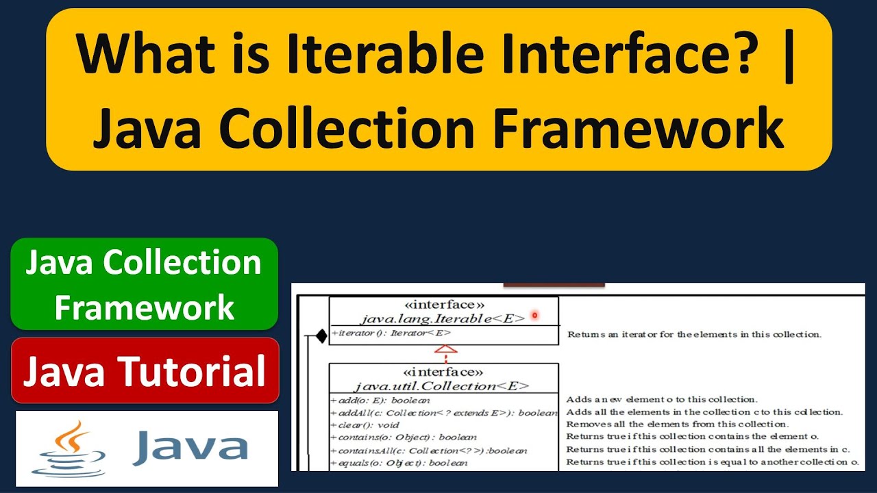 What is Iterable Interface? | Java Collection Framework