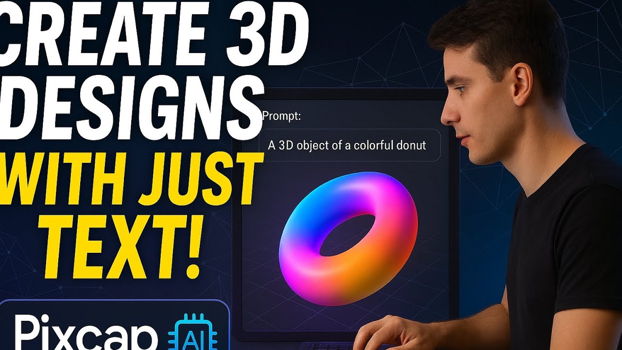Pixcap – AI-Powered 3D Design in Minutes