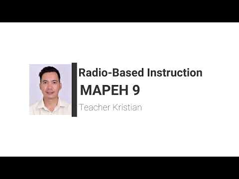 Radio-Based Instruction (Active Recreation 4th Quarter Physical Education 9)