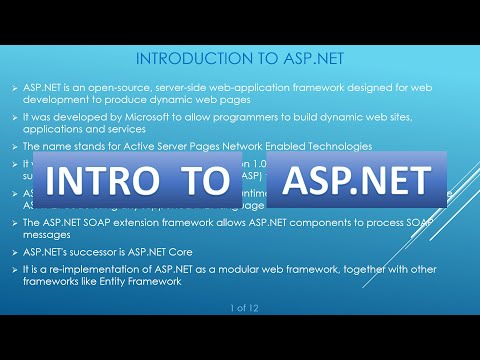 Introduction to ASP.NET | What is ASP.NET? | Features | Applications of ASP.NET | Pros and cons