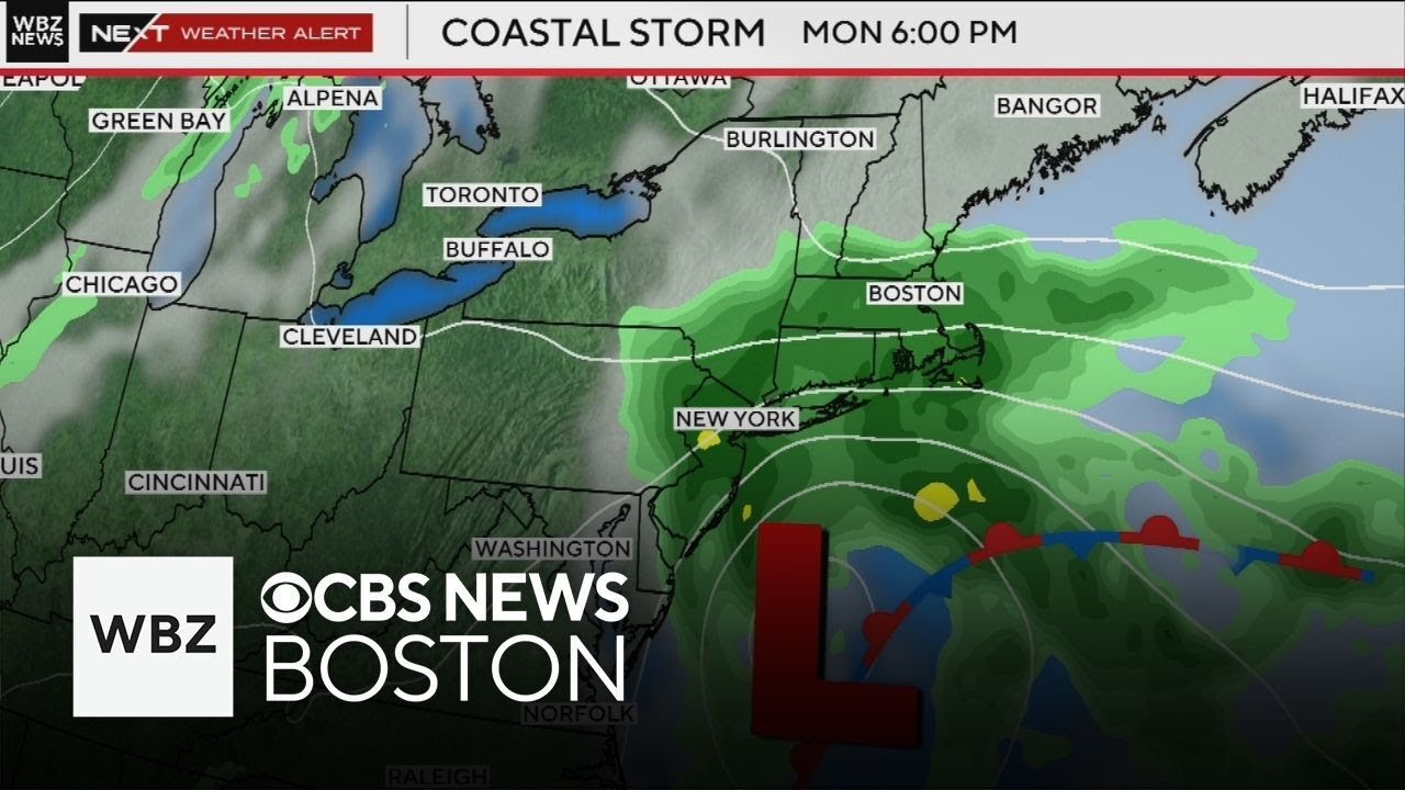 Nor'easter forecast update shows when storm will impact Boston this weekend