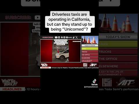 Driverless taxis in California are being βUnicornβdβ by protesters!