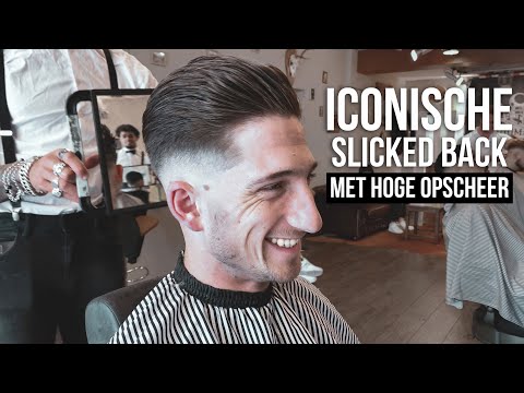 Iconische slicked back met hoge opscheer | Halflang herenkapsel inspiratie | Randy