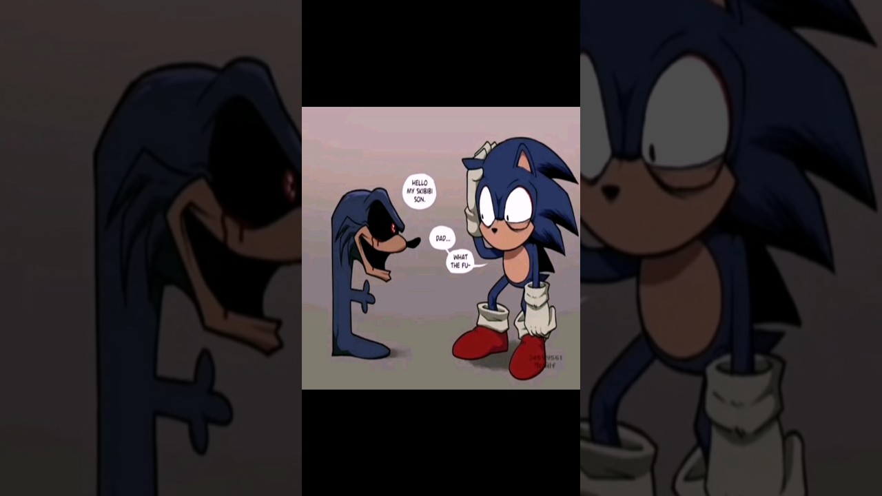 hello my skibibi son. (Lord X and EXE/Faker) #sonicexe #fridaynightfunkin #outcomememories #funny