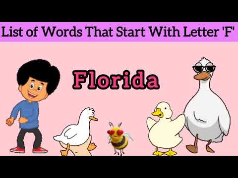 List of Words that Start With Letter 'F'