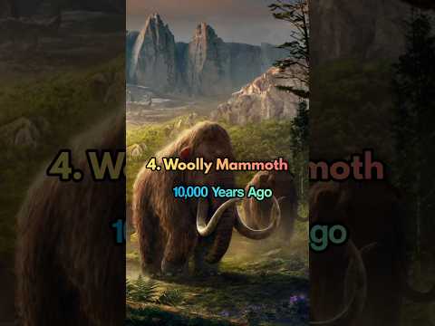 Top 10 Extinct Animals In The World #animals #top10 #shorts