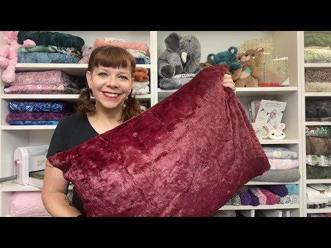 How to Make a Cuddle® Minky Fabric Pillow Sham