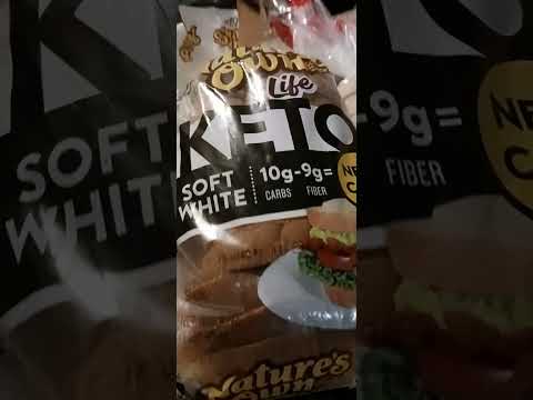 NATURES OWN KETO BREAD FOOD REVIEW