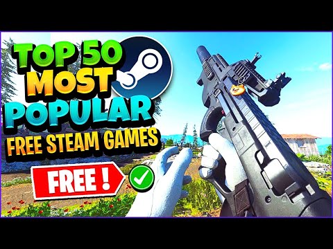 TOP 50 MOST Popular FREE Steam Games (Ranked by Player Count!)