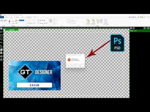 PSD File Not Opening in GT Title Designer | Fixed