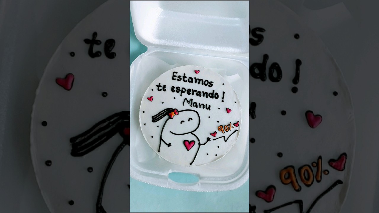 Decorando Bentô Cake #cakes #bentocake #flork #bolodecorado #smallbusiness #chantininho #bolo #love