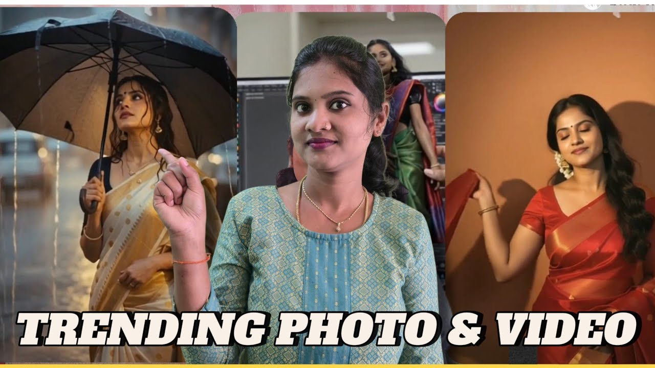 Cinematic 90s Movies Rain Scene | South Indian Wet Saree Retro Aesthetic | AI Video Prompt