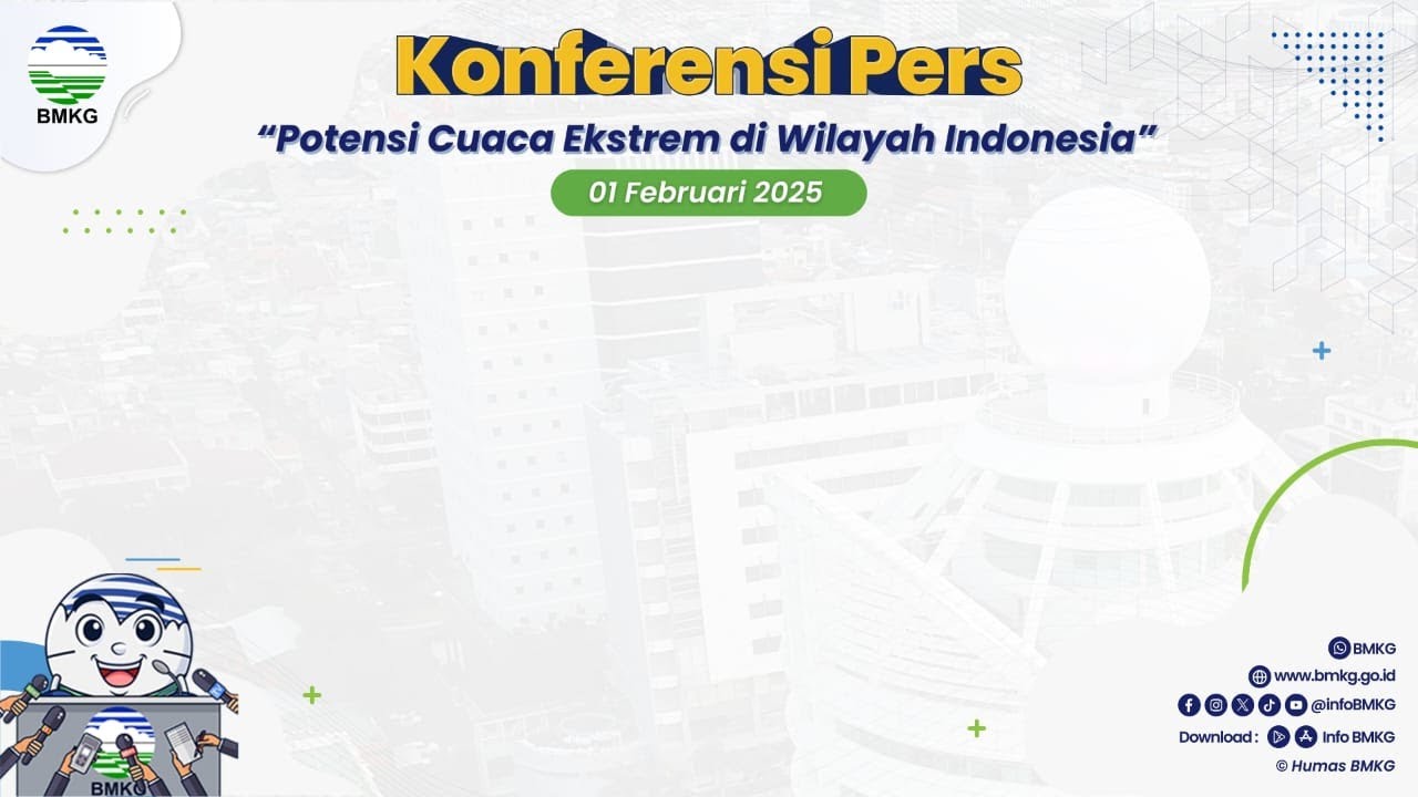 Jumpa Pers Potensi Cuaca Ekstrem di Wilayah Indonesia
