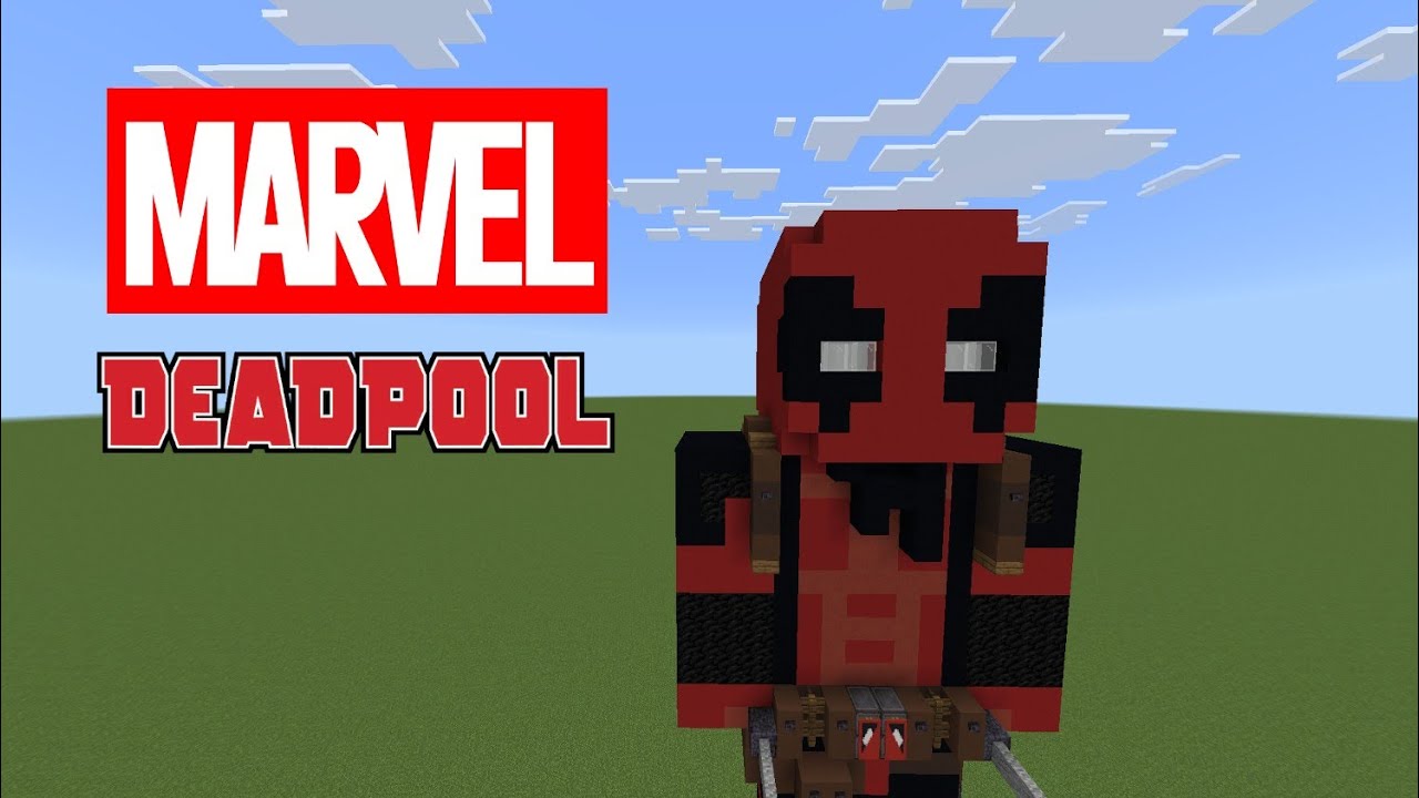 Minecraft Deadpool (Marvel Comics) Statue Tutorial