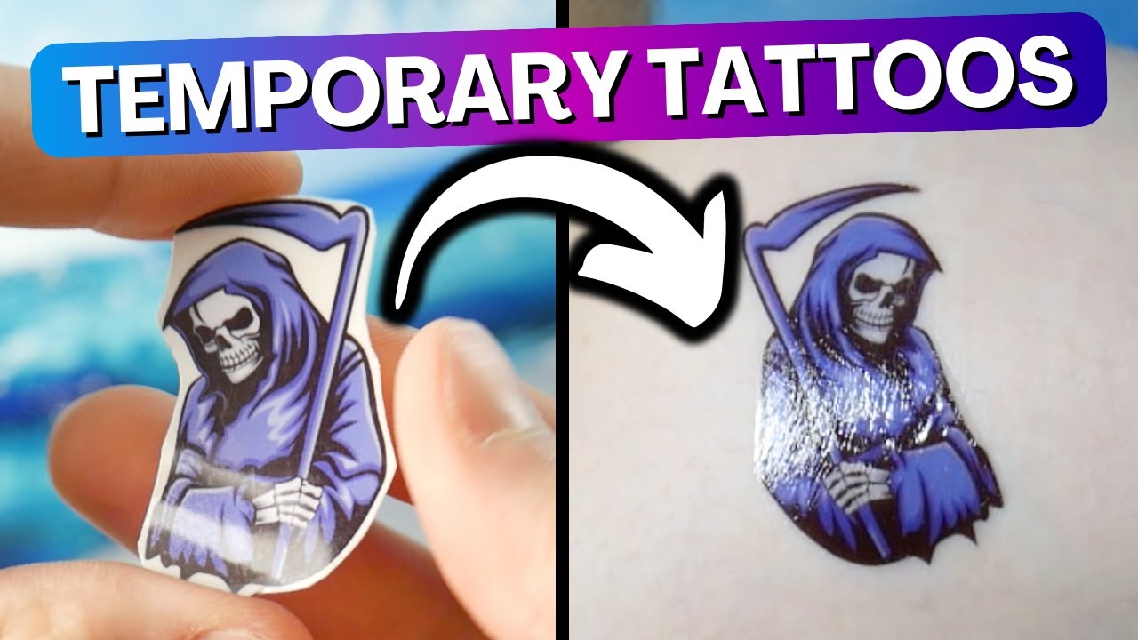 Temporary Tattoo Paper Tutorial