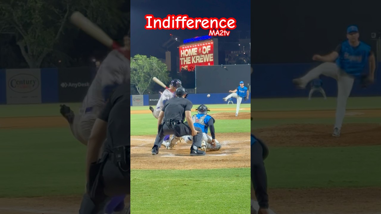 Indifference!  The runner goes, no throw, no credit for the steal. #Baseball #Rules #MILB #MA2tv