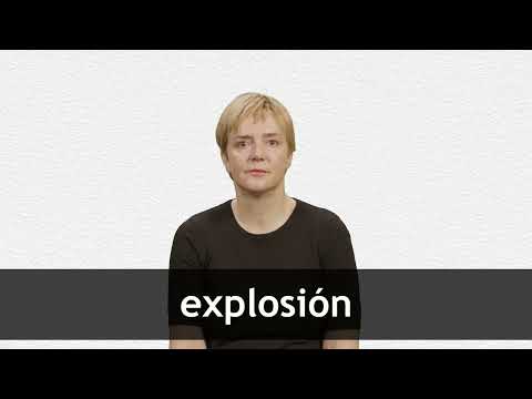 How to pronounce EXPLOSIÓN in European Spanish
