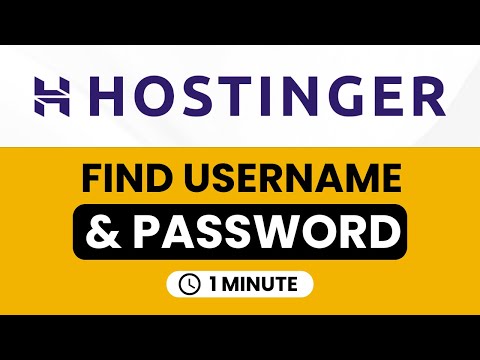 How To Find Wordpress Username And Password In Hostinger | Hostinger Wordpress Username And Password