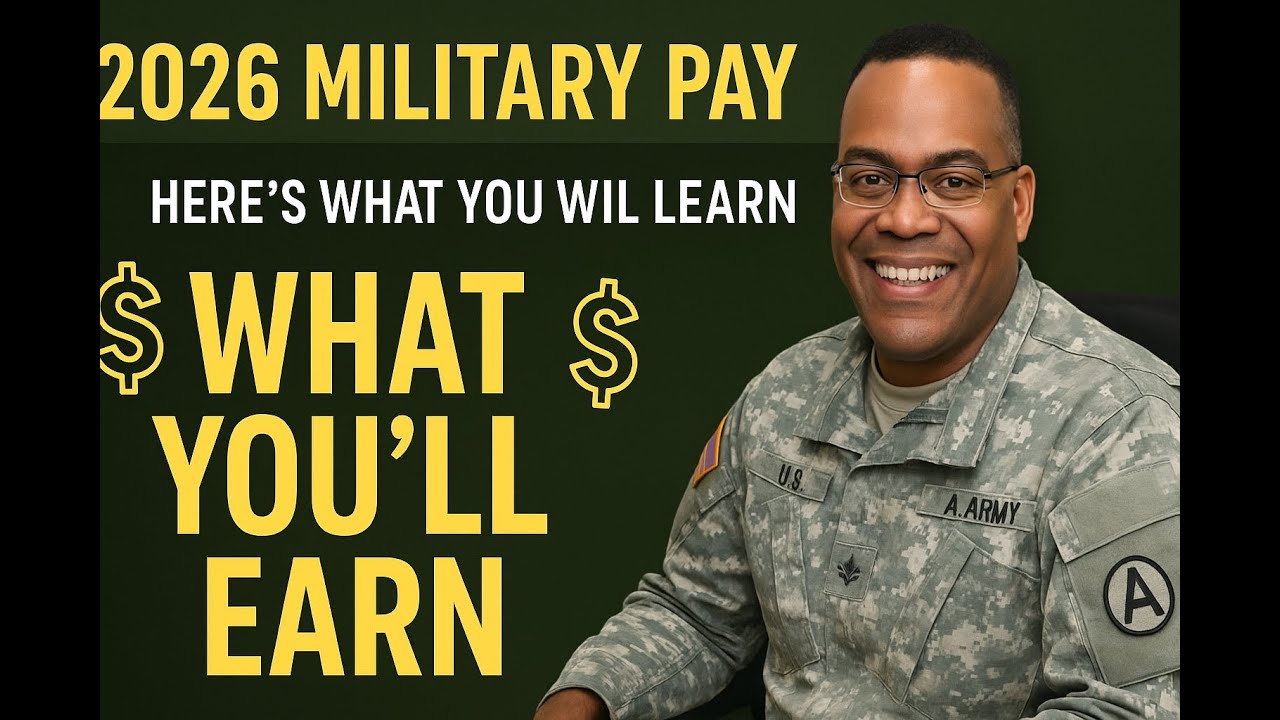 The New 2026 Military Pay Chart Explained | Full Breakdown by Rank & Time