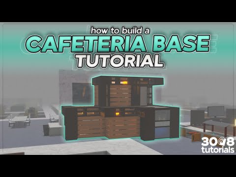 HOW TO BUILD A CAFETERIA BASE • Roblox SCP-3008