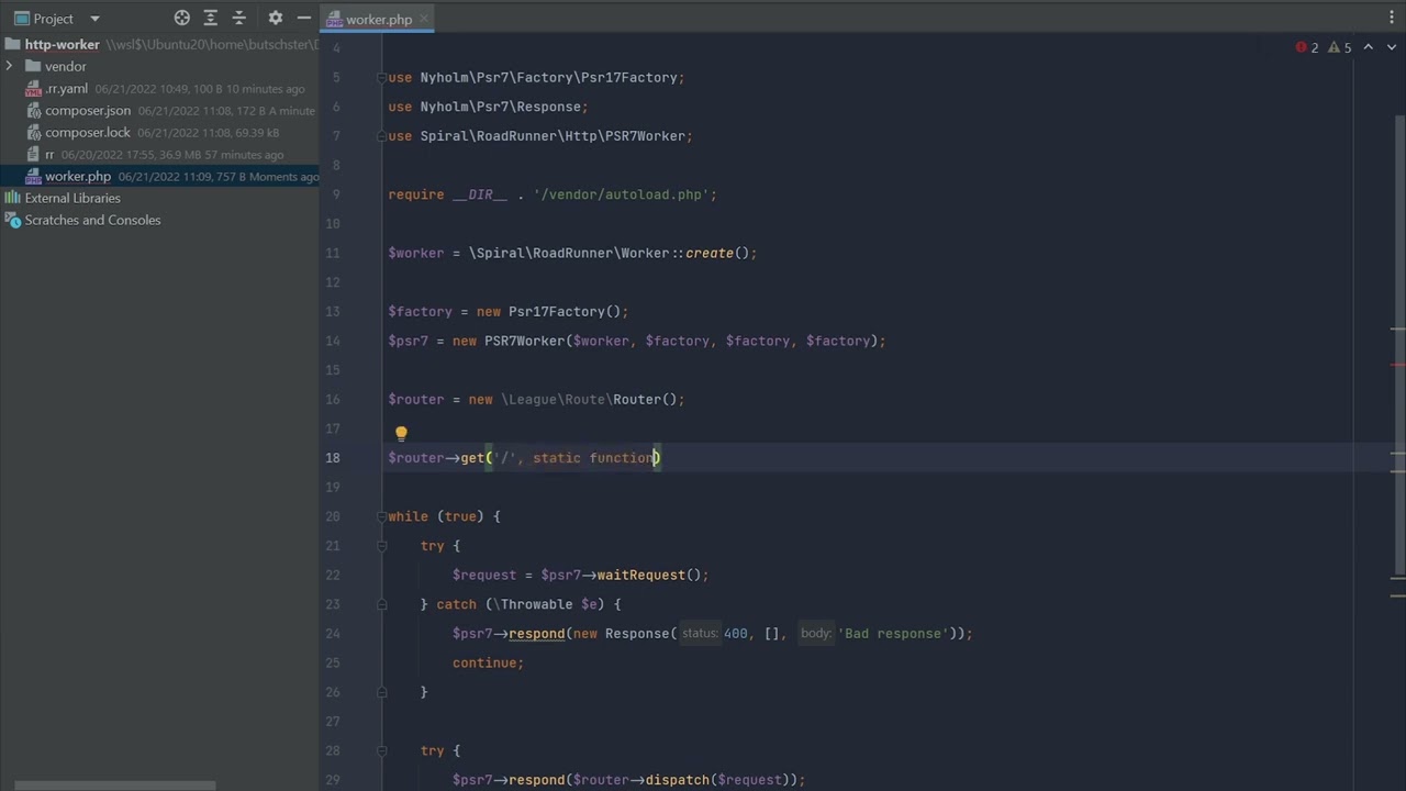 PHP Simple Routing System | How to do Basic Routing in PHP with RoadRunner
