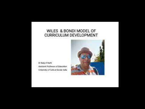 Wiles and Bondi Model of Curriculum UGC NTA _ NET Curriculum Studies B.Ed & MEd