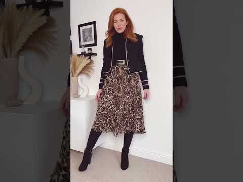 Autumn Animal print outfits #fashionshorts #autumnoutfits #animalprint
