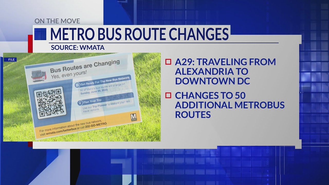 Metrobus route changes