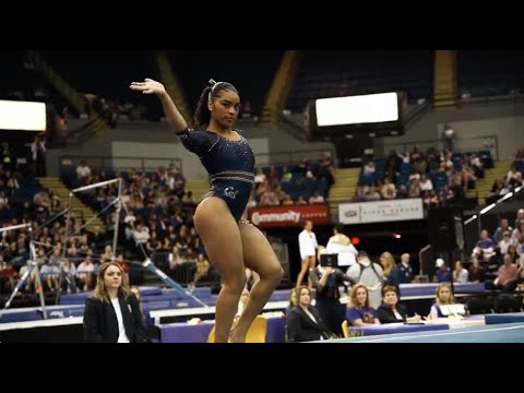 Cal's eMjae Frazier performs first perfect floor routine in program history | Women's Gymnastics